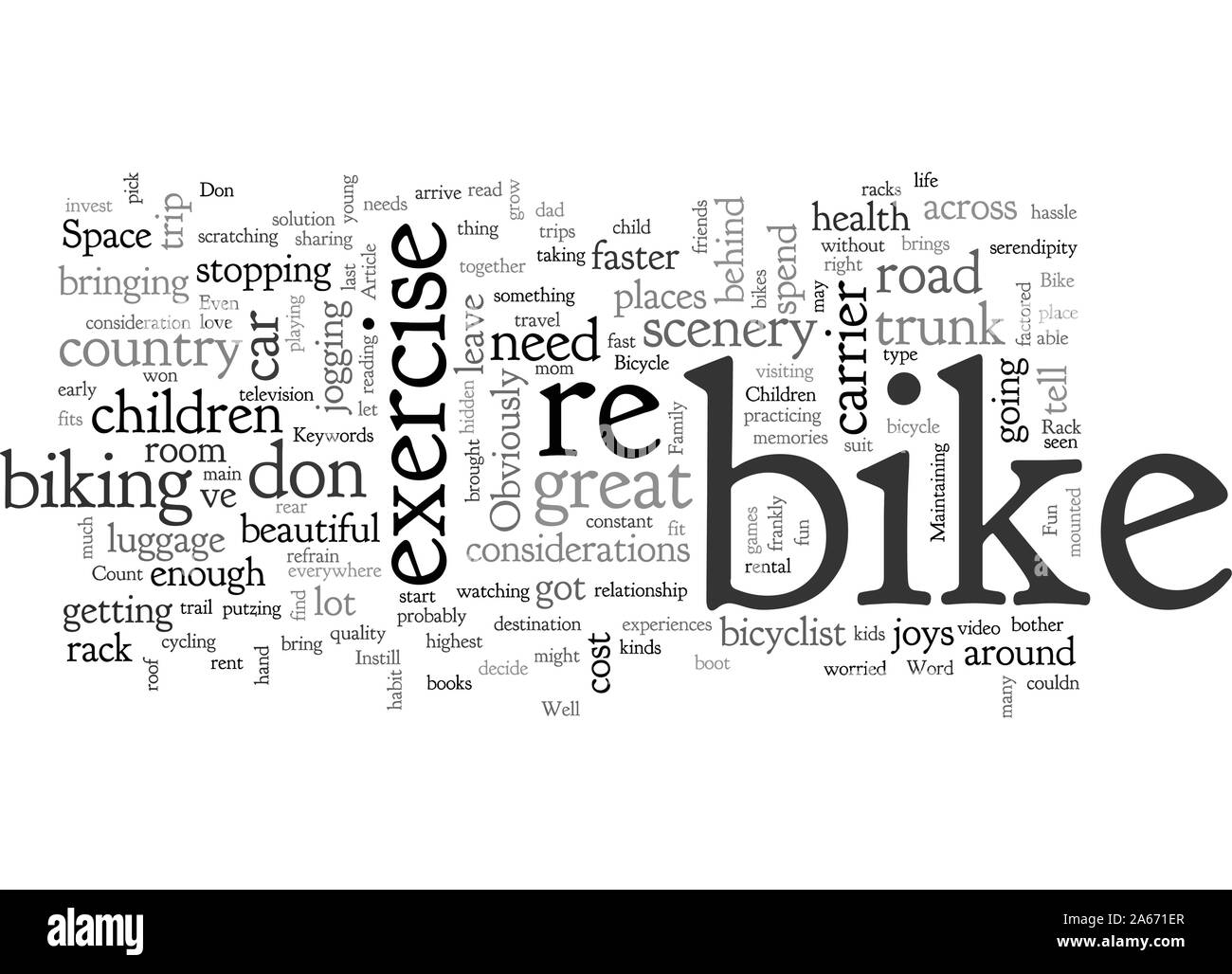 Bike Car Rack Stock Vector Images - Alamy