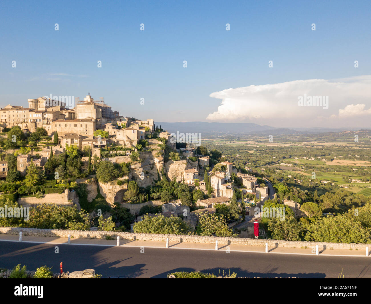 Mountain top villages drone view hi-res stock photography and images ...