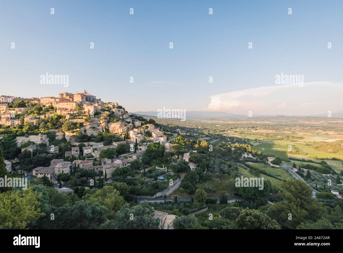 Aerial View of Gordes Village, Provence, France Stock Photo - Alamy