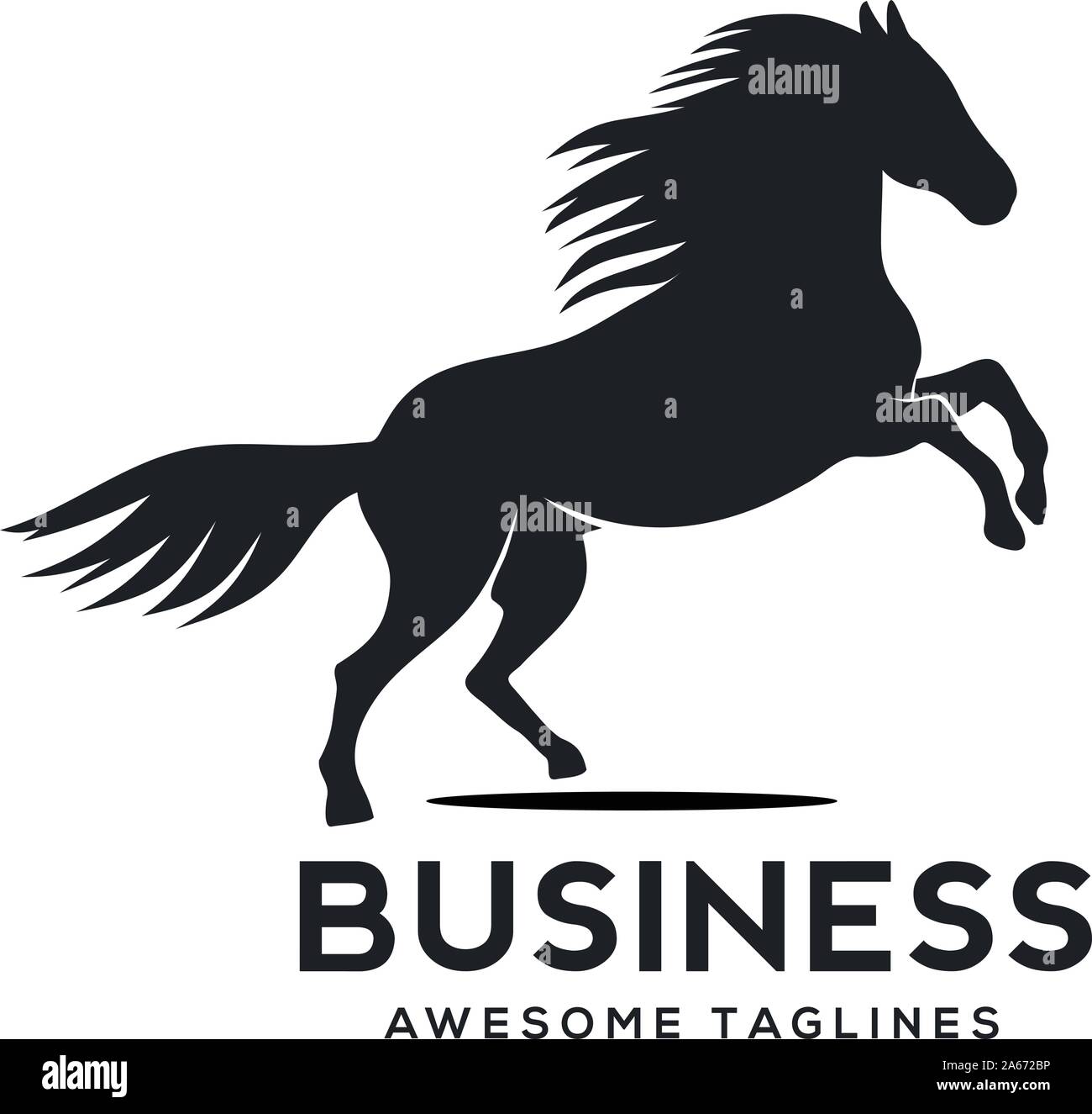 Horse Jumping Vector