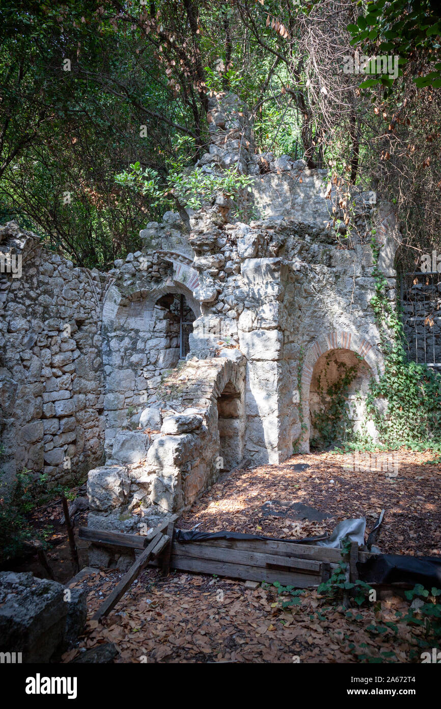 The ruins of the ancient city of Olympos in Turkey Stock Photo - Alamy