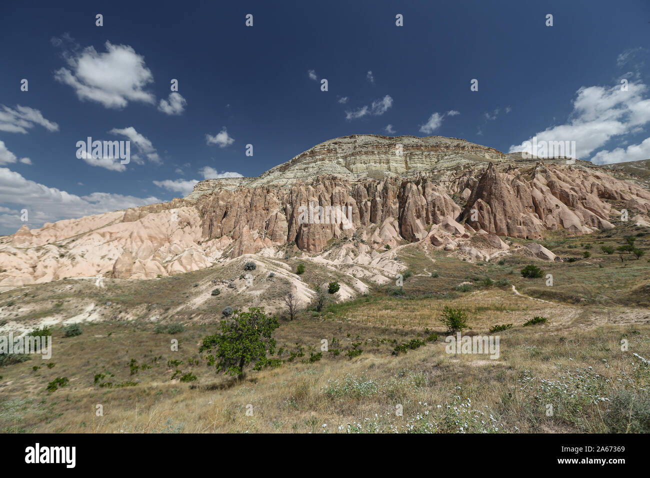 Rose Valley in Cavusin Village, Cappadocia, Nevsehir City, Turkey Stock ...