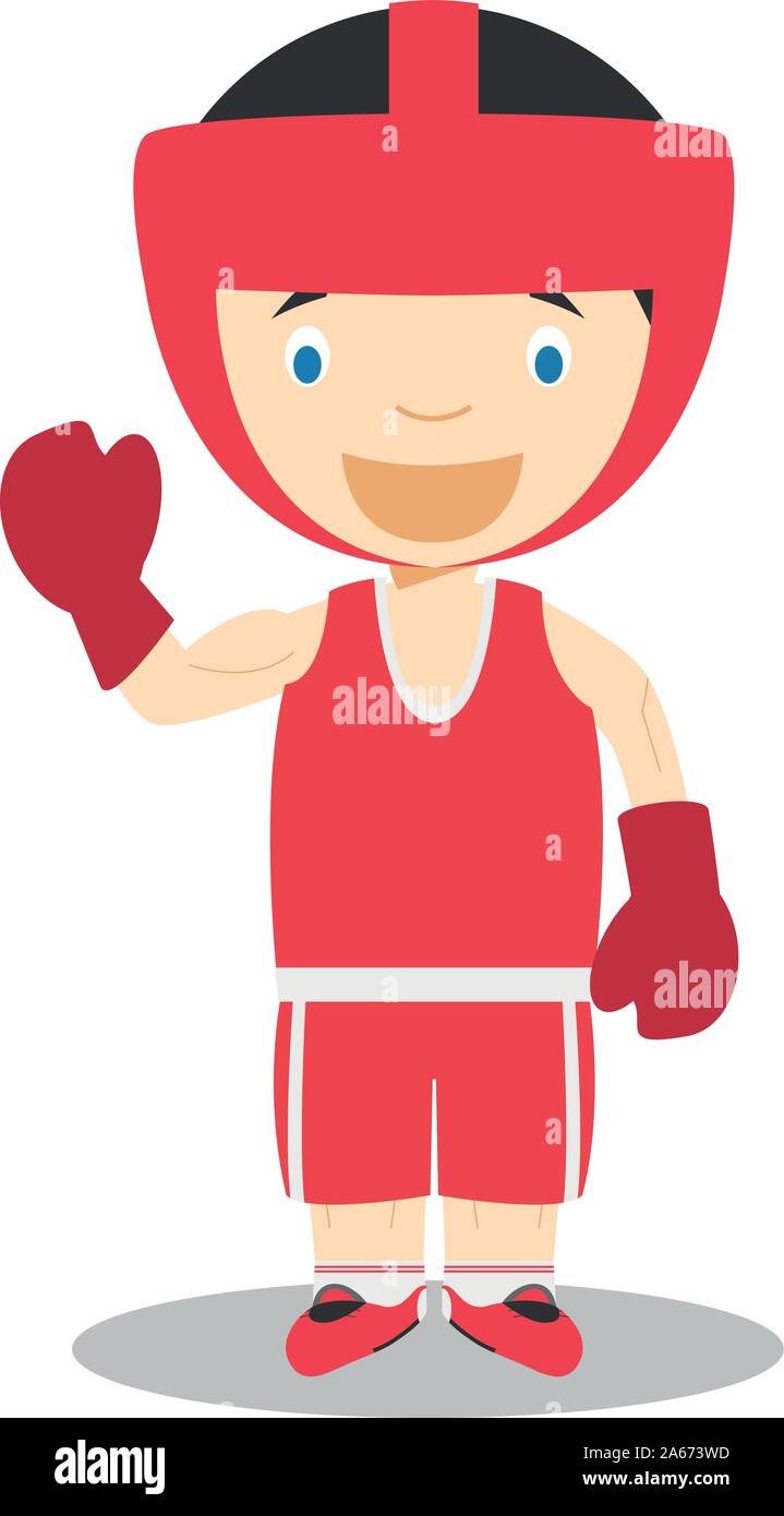 Boxing cartoon hi-res stock photography and images - Alamy