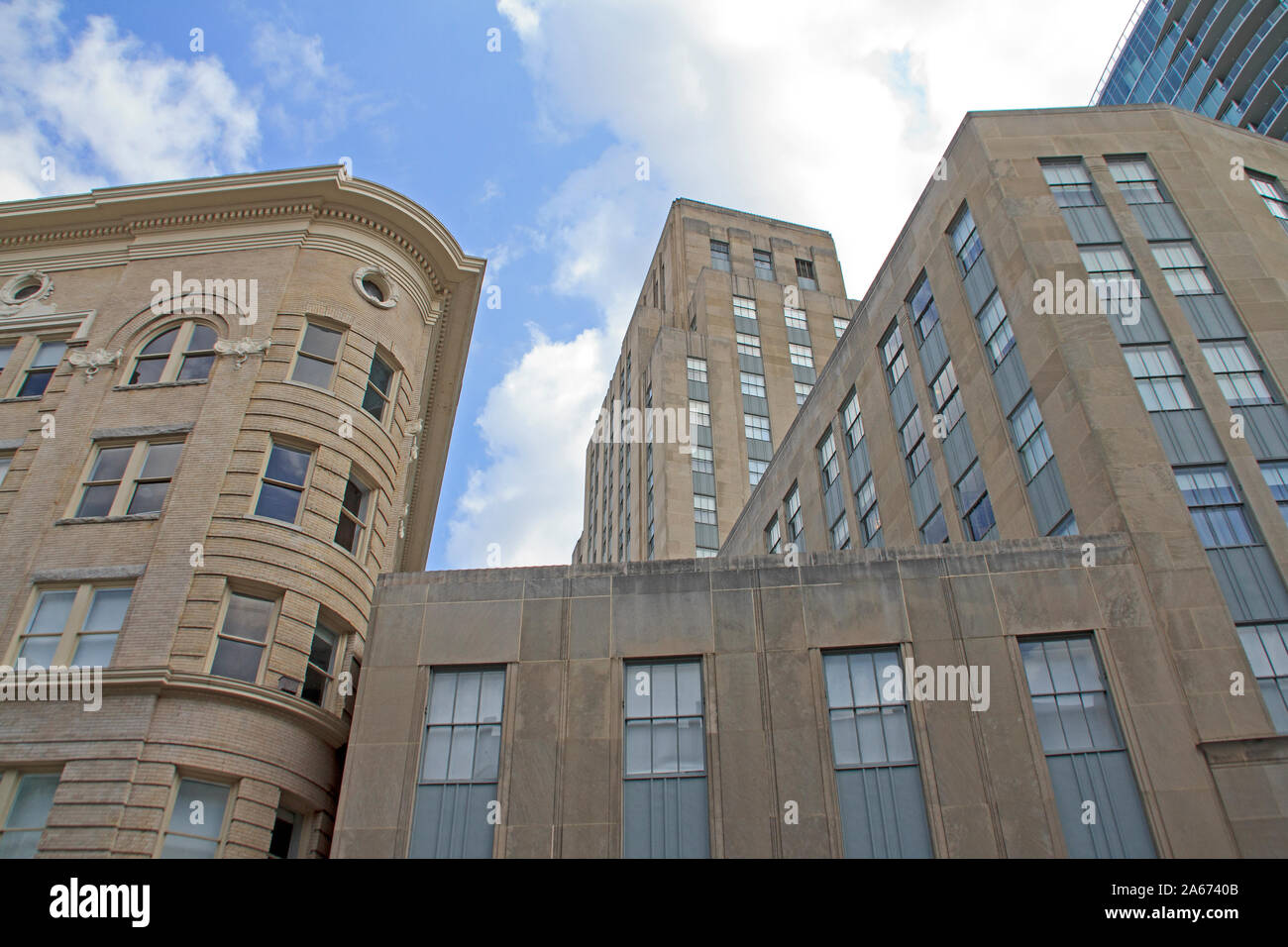 Buildings in Downtown Durham North Carolina Stock Photo - Alamy