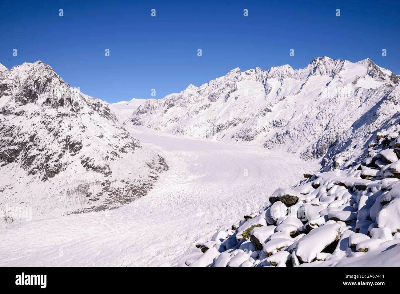 Der aletschgletscher hi-res stock photography and images - Alamy