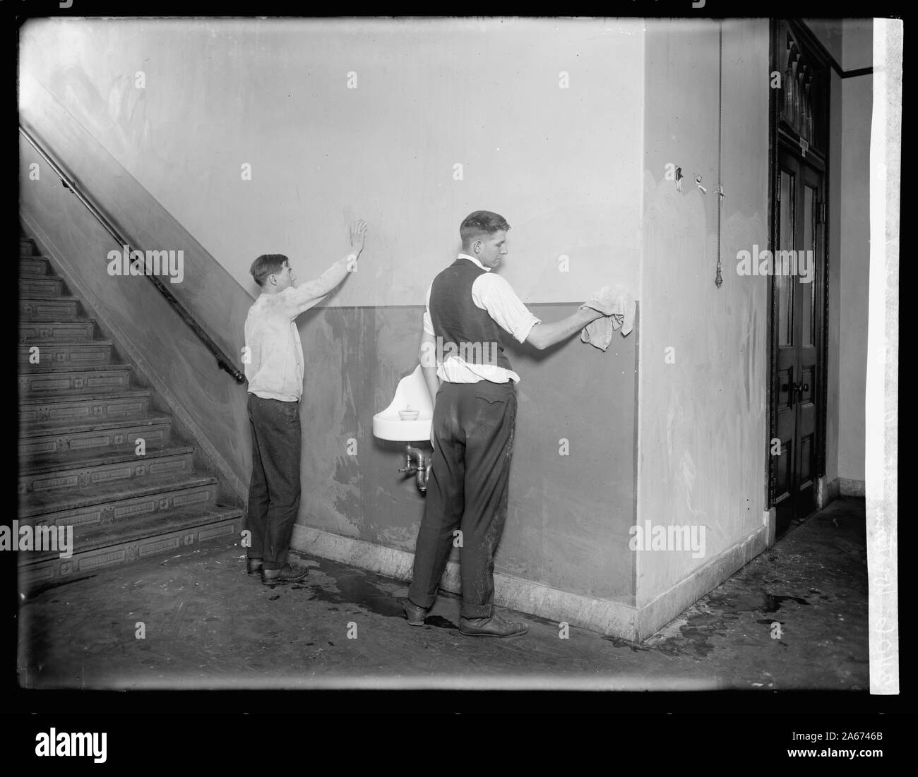 Maintenance high Black and White Stock Photos & Images - Alamy