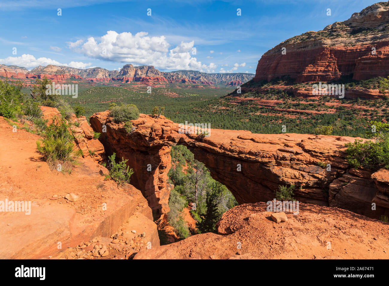 Devils Bridge Sedona, Arizona, USA, North America Stock Photo - Alamy