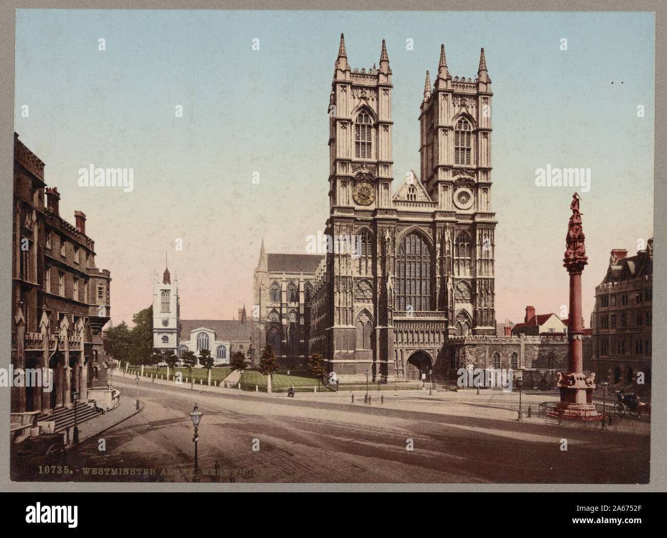 Westminster Abbey. West Front Stock Photo - Alamy