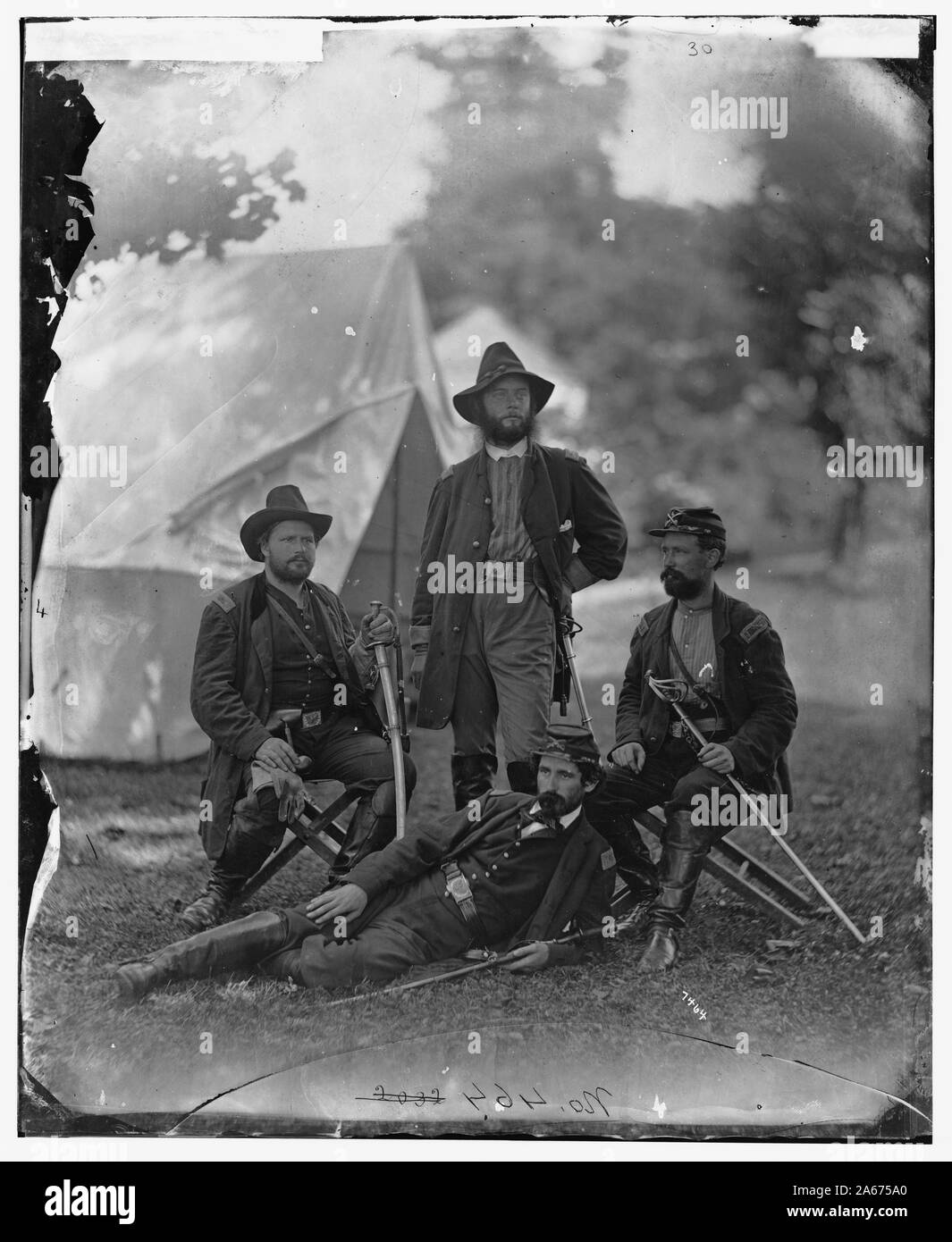 Union officers 1861 Cut Out Stock Images & Pictures - Alamy