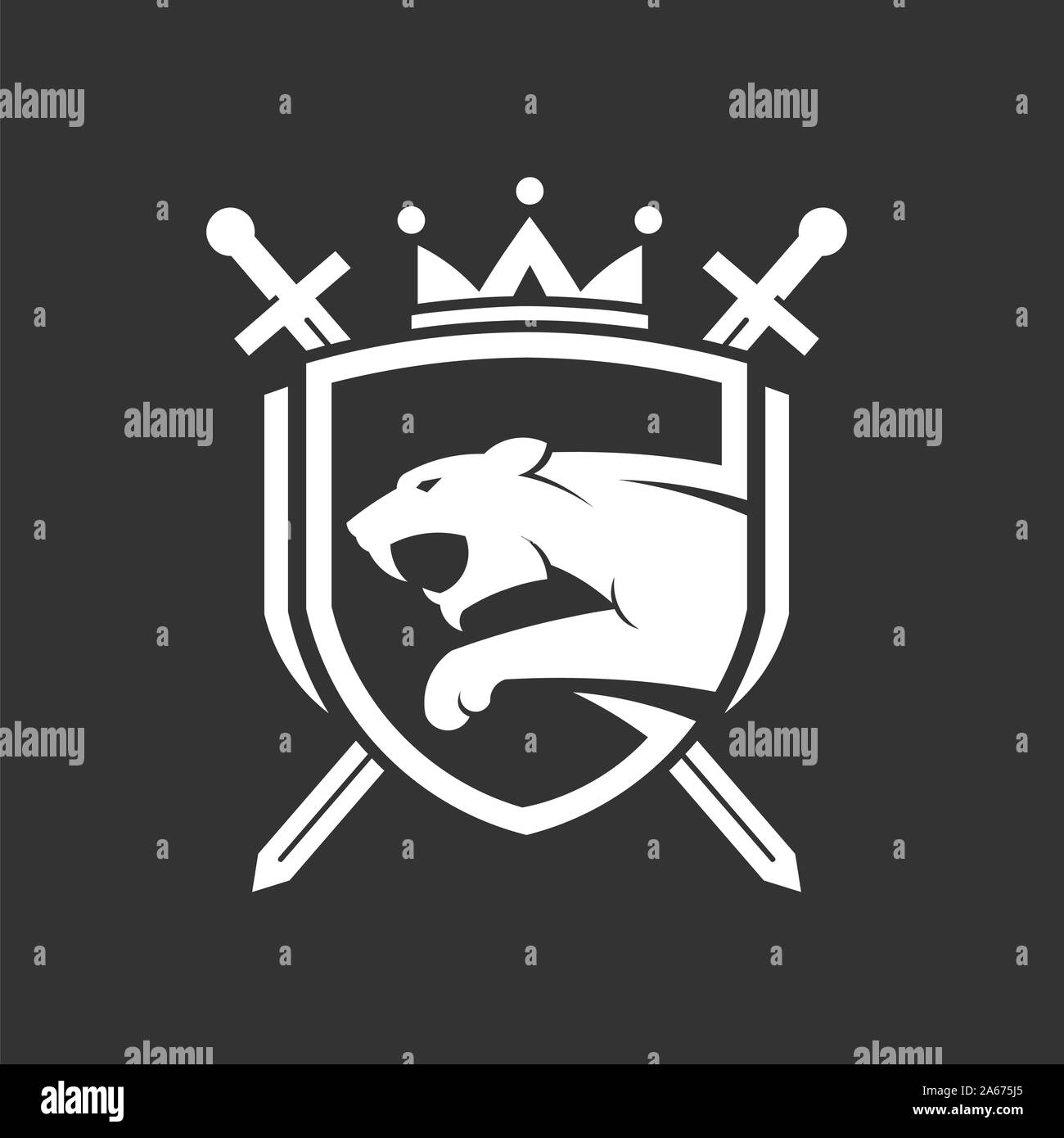 Two crossed swords Black and White Stock Photos & Images - Alamy