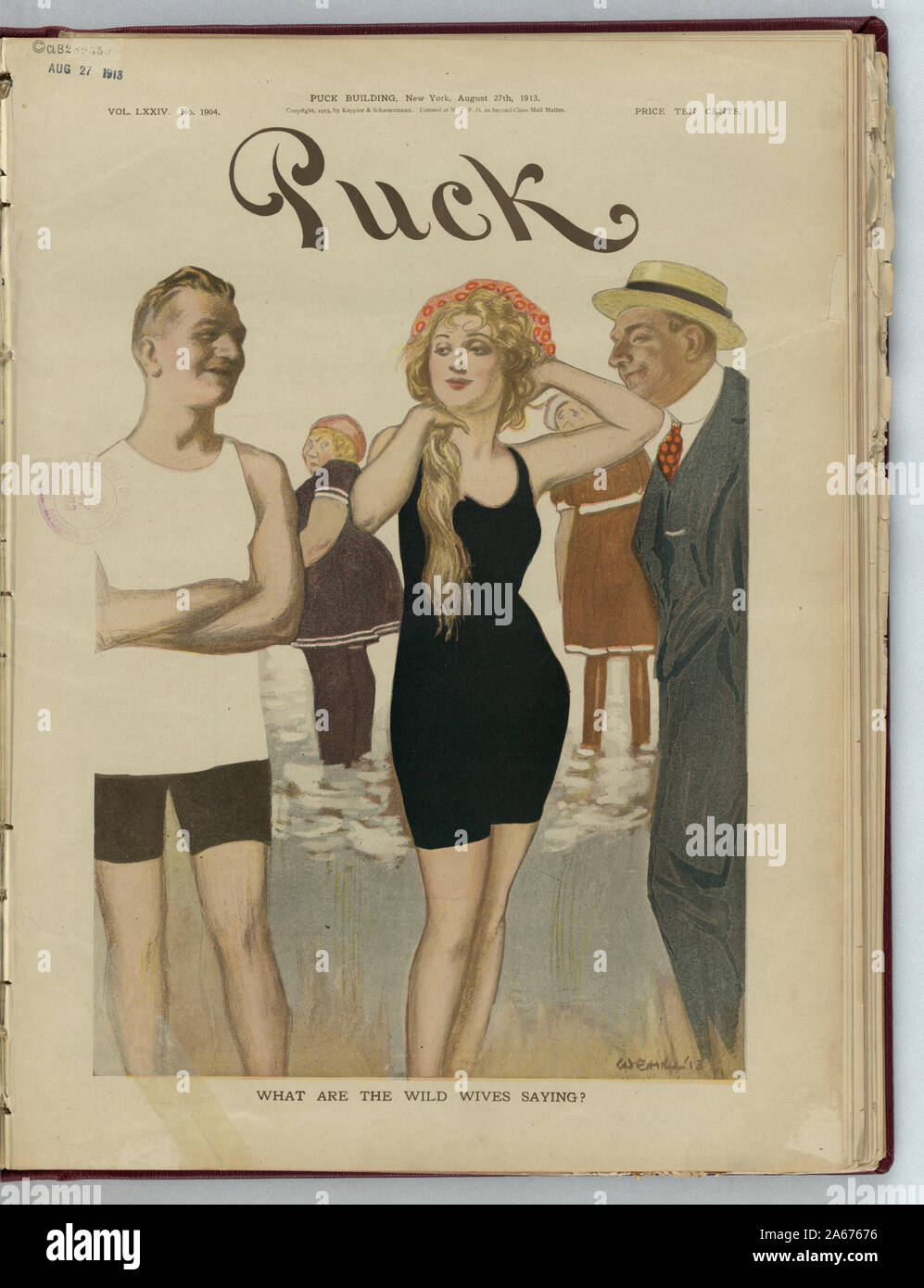 What are the wild wives saying / W.E. Hill '13 Stock Photo - Alamy