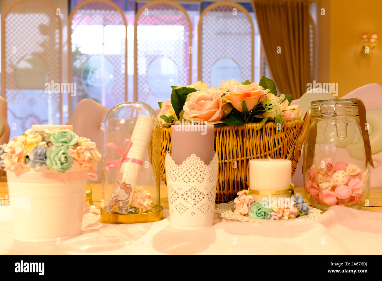 Family table and interior set up hi-res stock photography and images ...