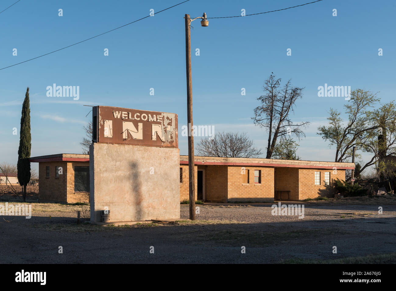 What remains of the old Welcome Inn, outside Lamesa, the seat of Dawson ...