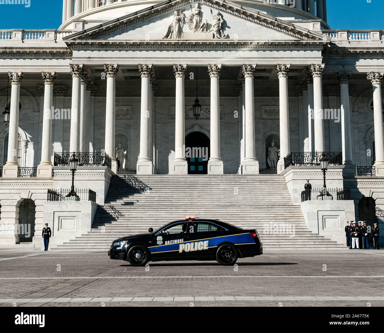 Baltimore police car hi-res stock photography and images - Alamy