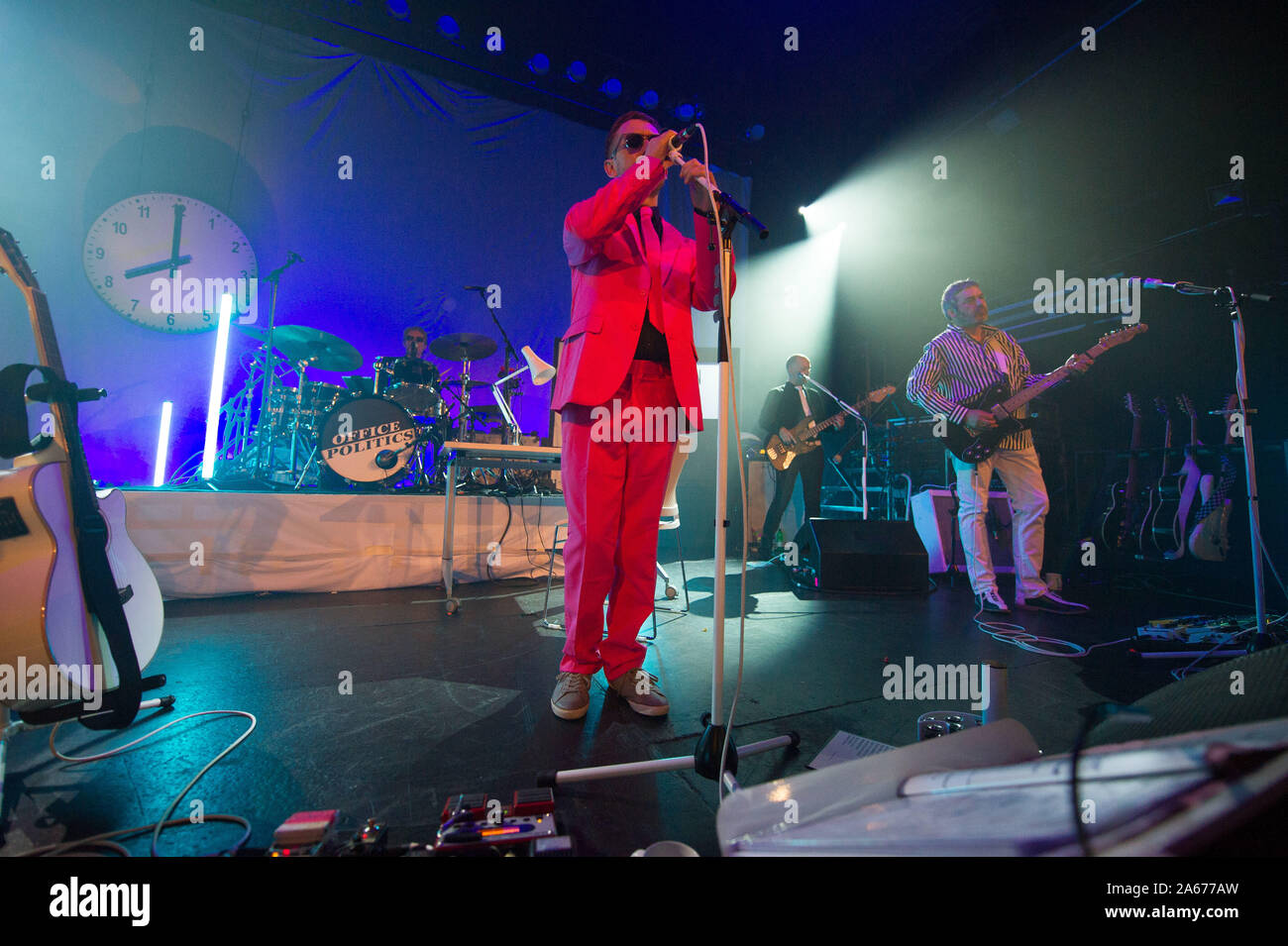 Glasgow, UK. 10 October 2019. Pictured: Neil Hannon - Singer ...
