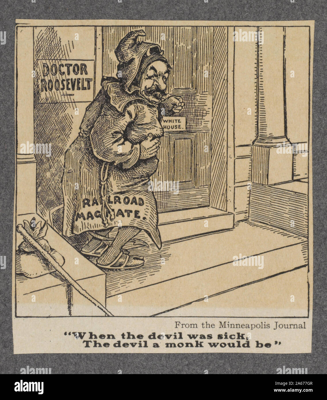 When the devil was sick, the devil a monk would be Stock Photo - Alamy