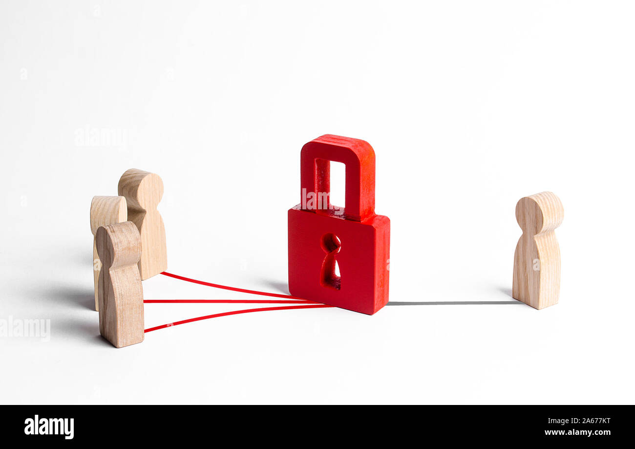 Blocking of contacts hi-res stock photography and images - Alamy