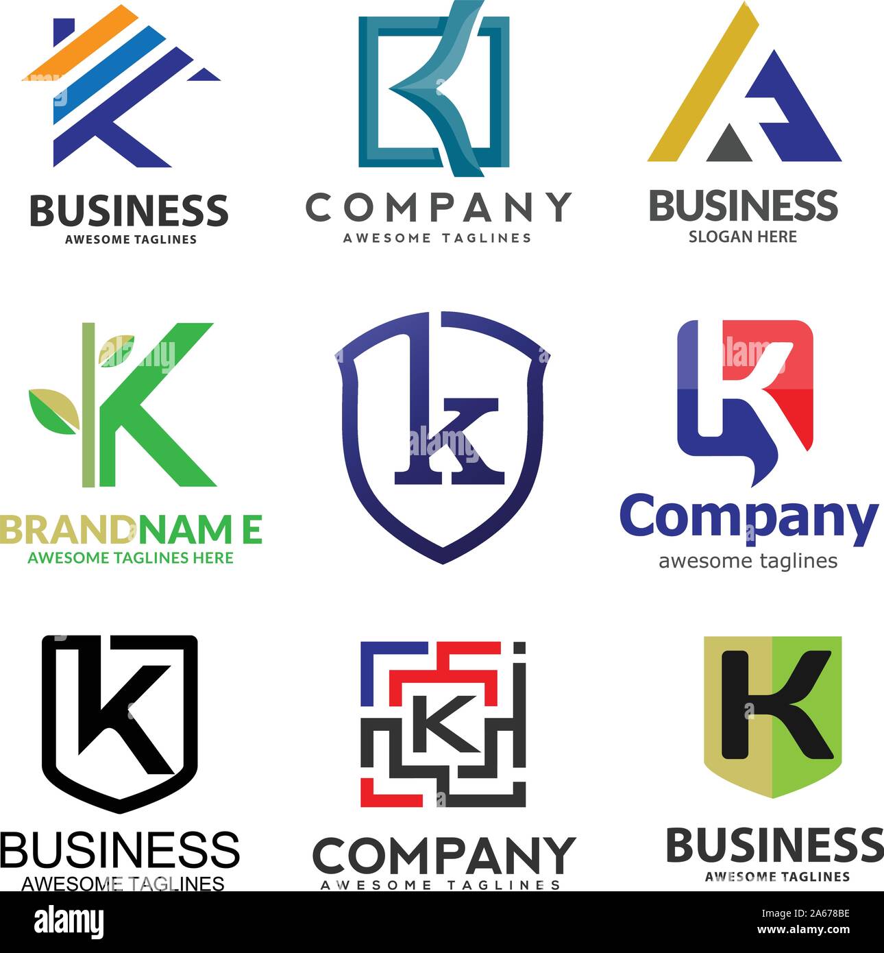 Creative Letter K Logo Designs