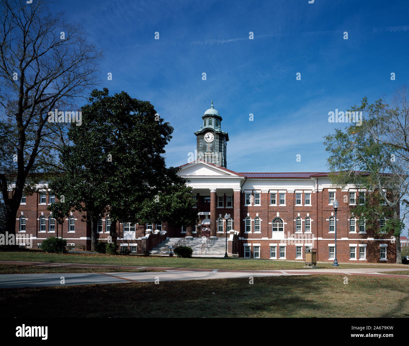 White Hall at Tuskegee University, Tuskegee, Alabama Stock Photo - Alamy