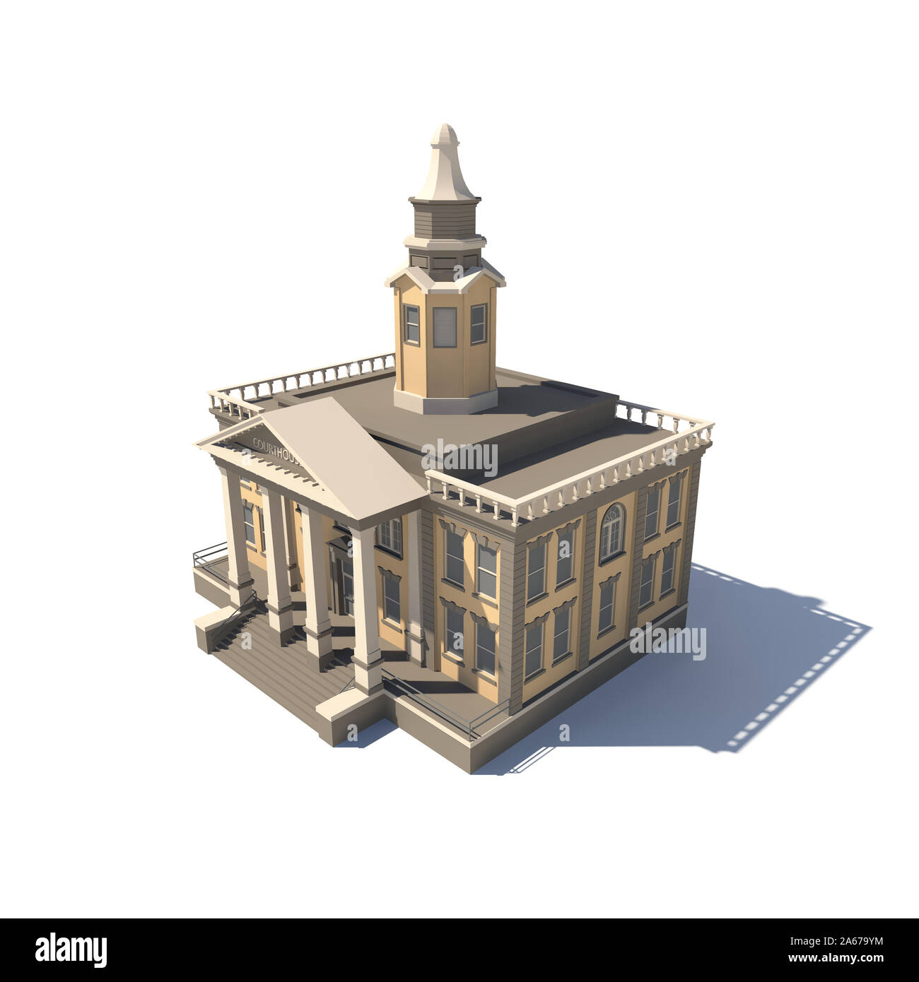 The commercial court Cut Out Stock Images & Pictures - Alamy