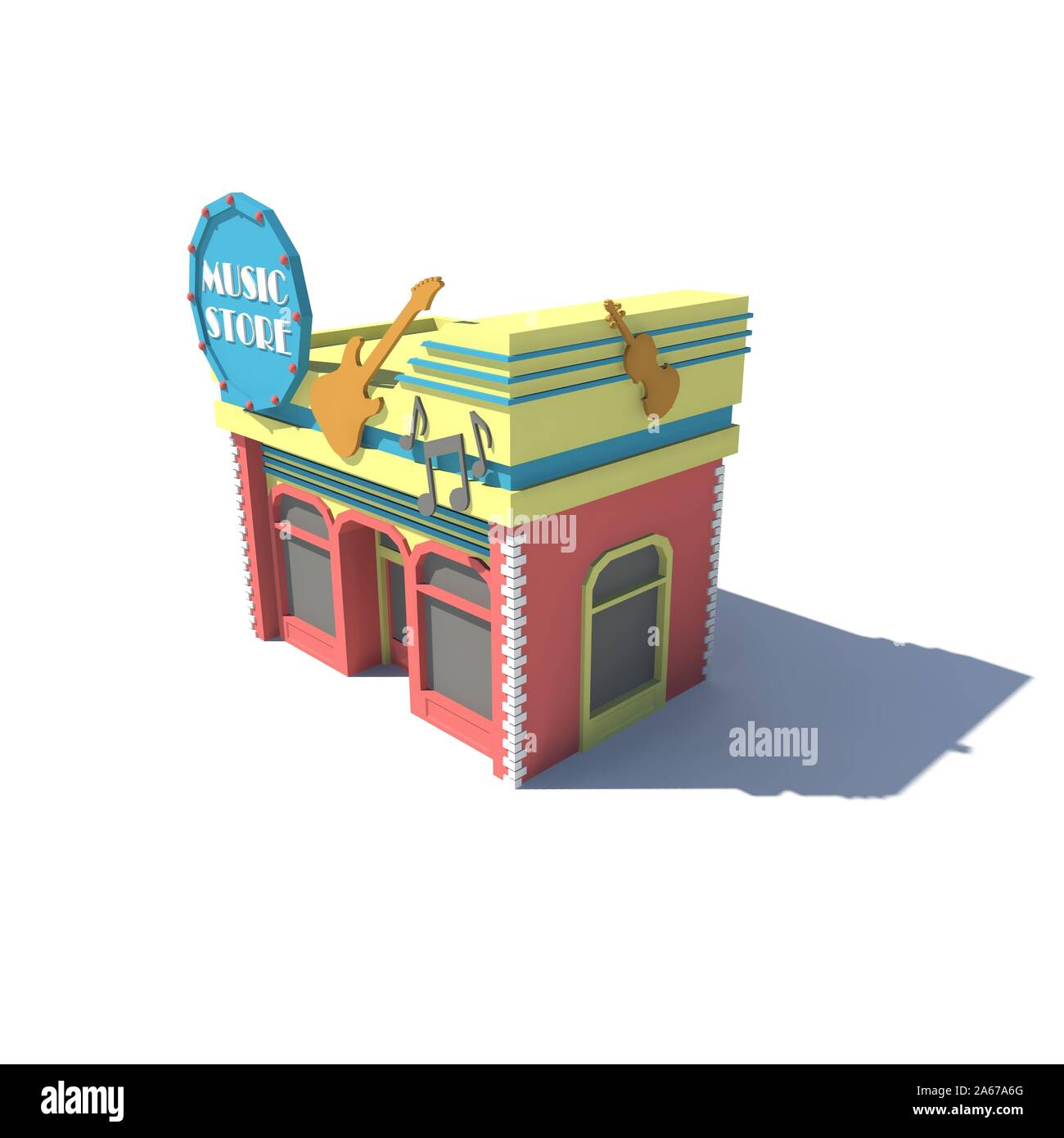 Music shop business retail Cut Out Stock Images & Pictures - Alamy