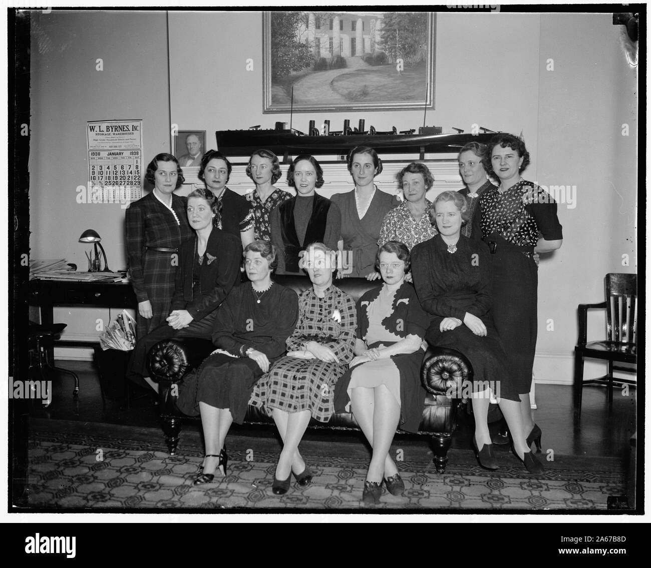 White House secretaries Stock Photo - Alamy