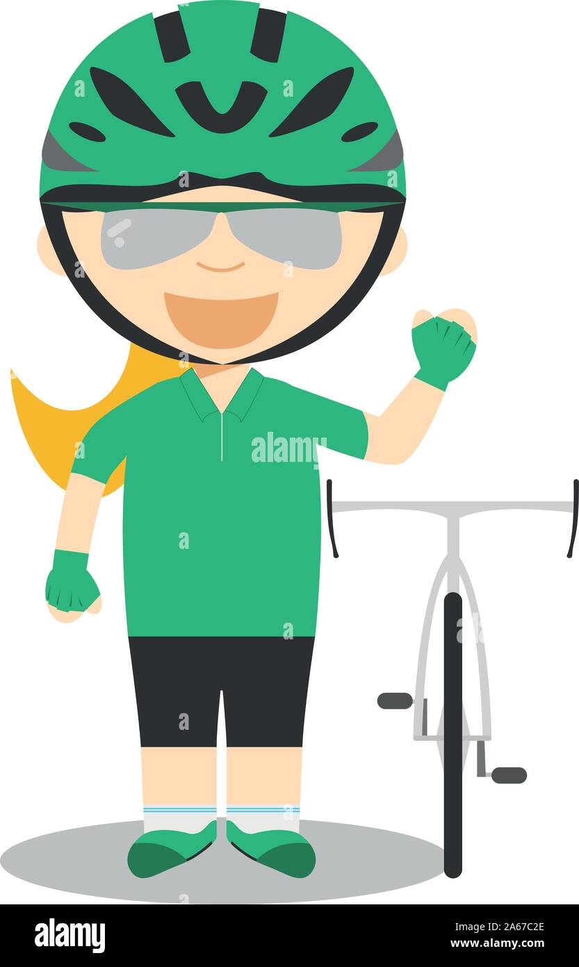 Cycling vector vectors hi-res stock photography and images - Alamy