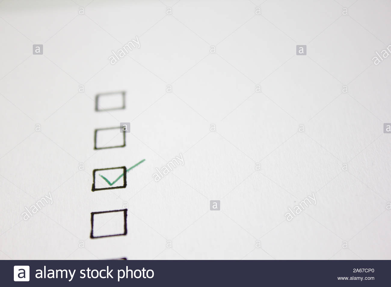 Tick Mark Stock Photos & Tick Mark Stock Images - Alamy