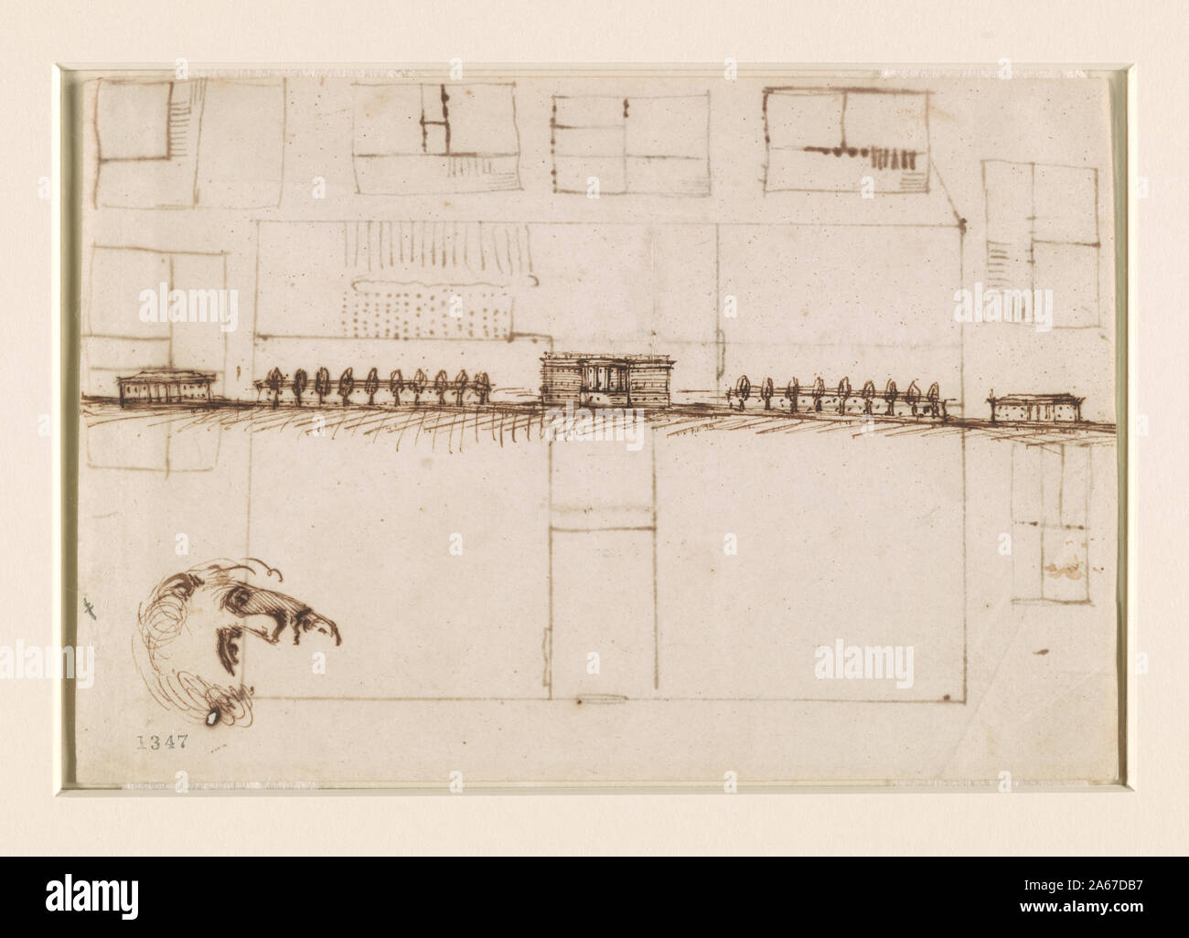 White House, Washington, D.C. Sketch - President's house/executive ...
