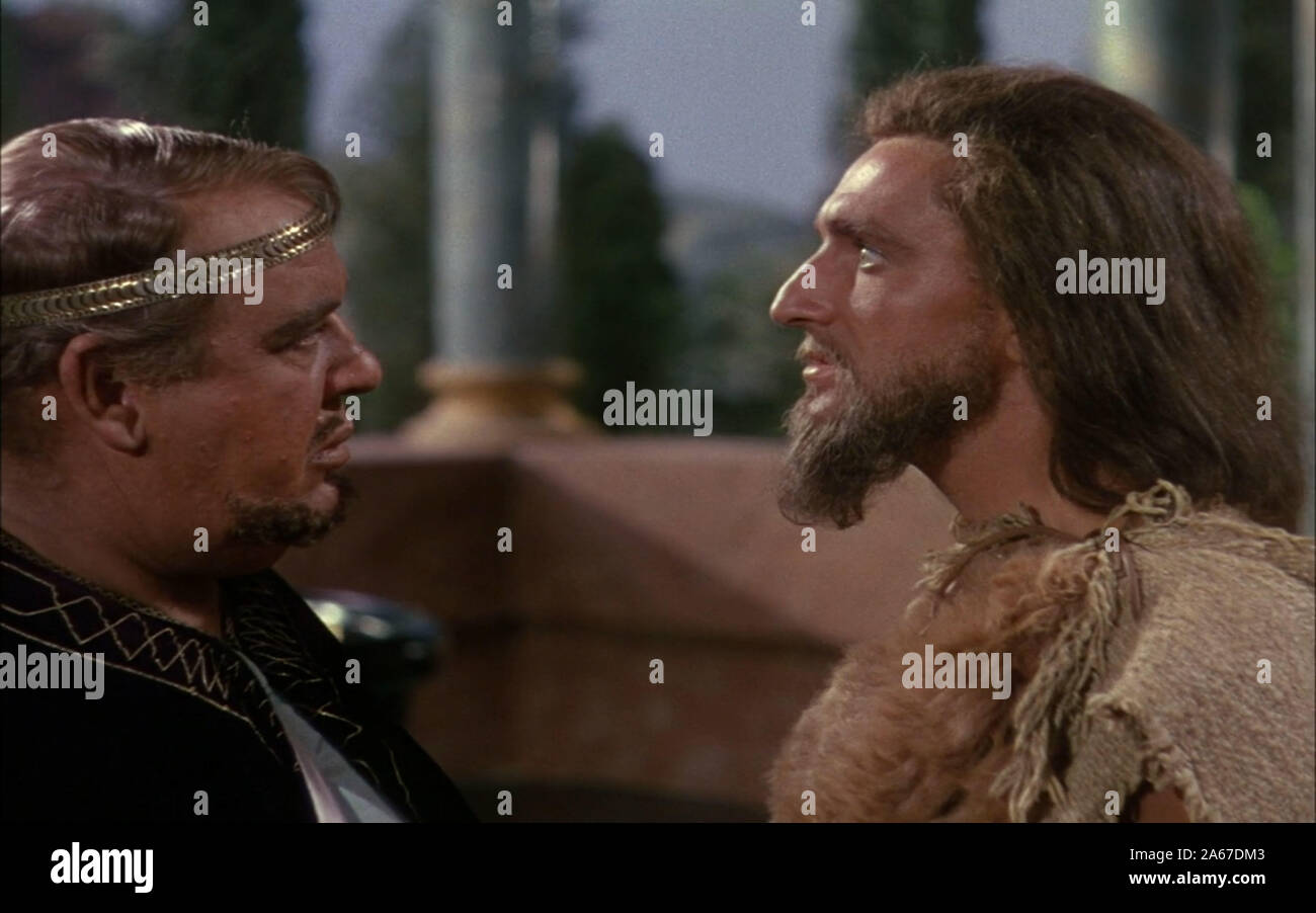 Los Angeles.CA.USA. Alan Badel (as John the Baptist) and Charles ...
