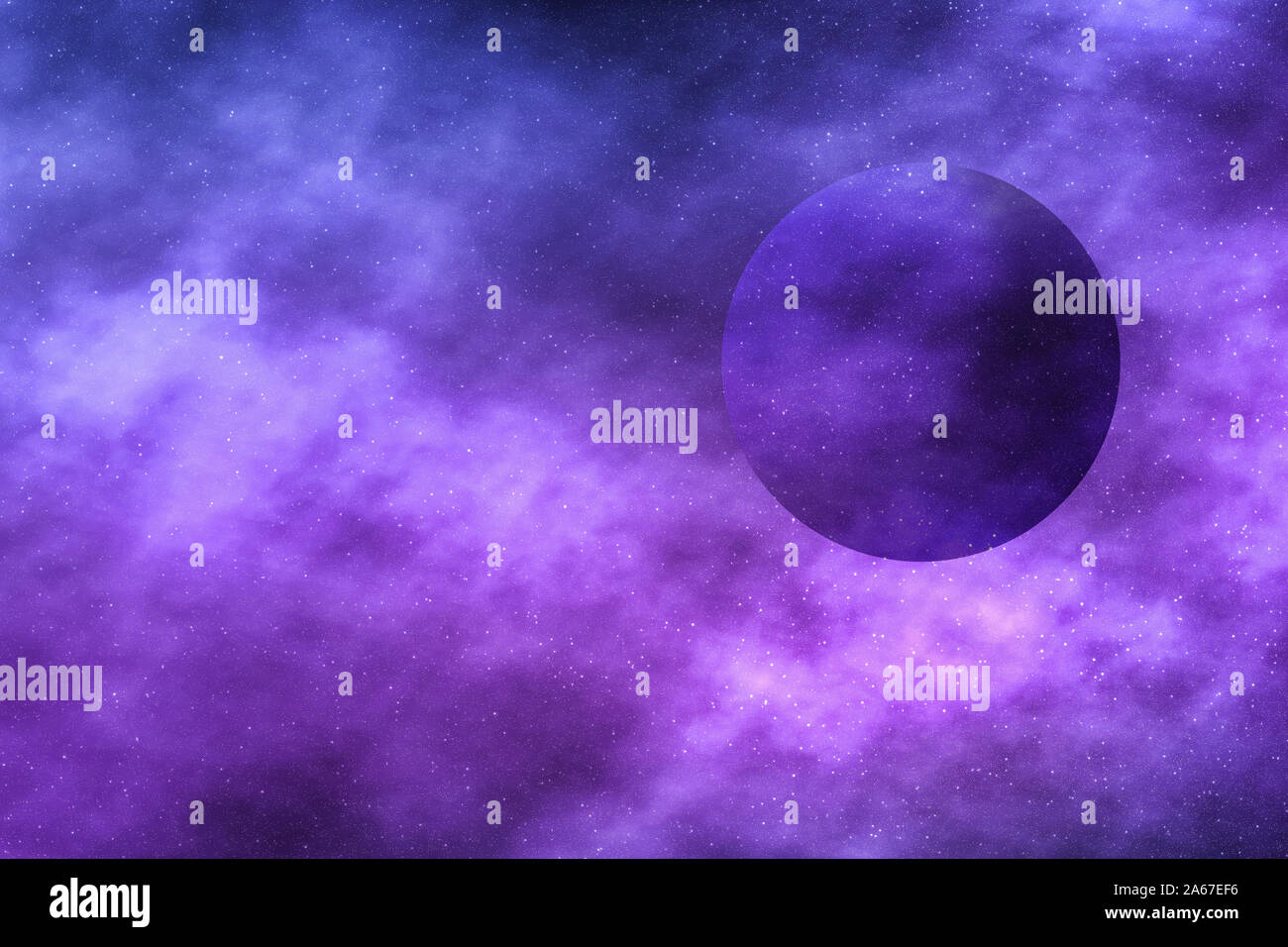 Discovery in astronomy, cosmic abstract and future technology concept ...