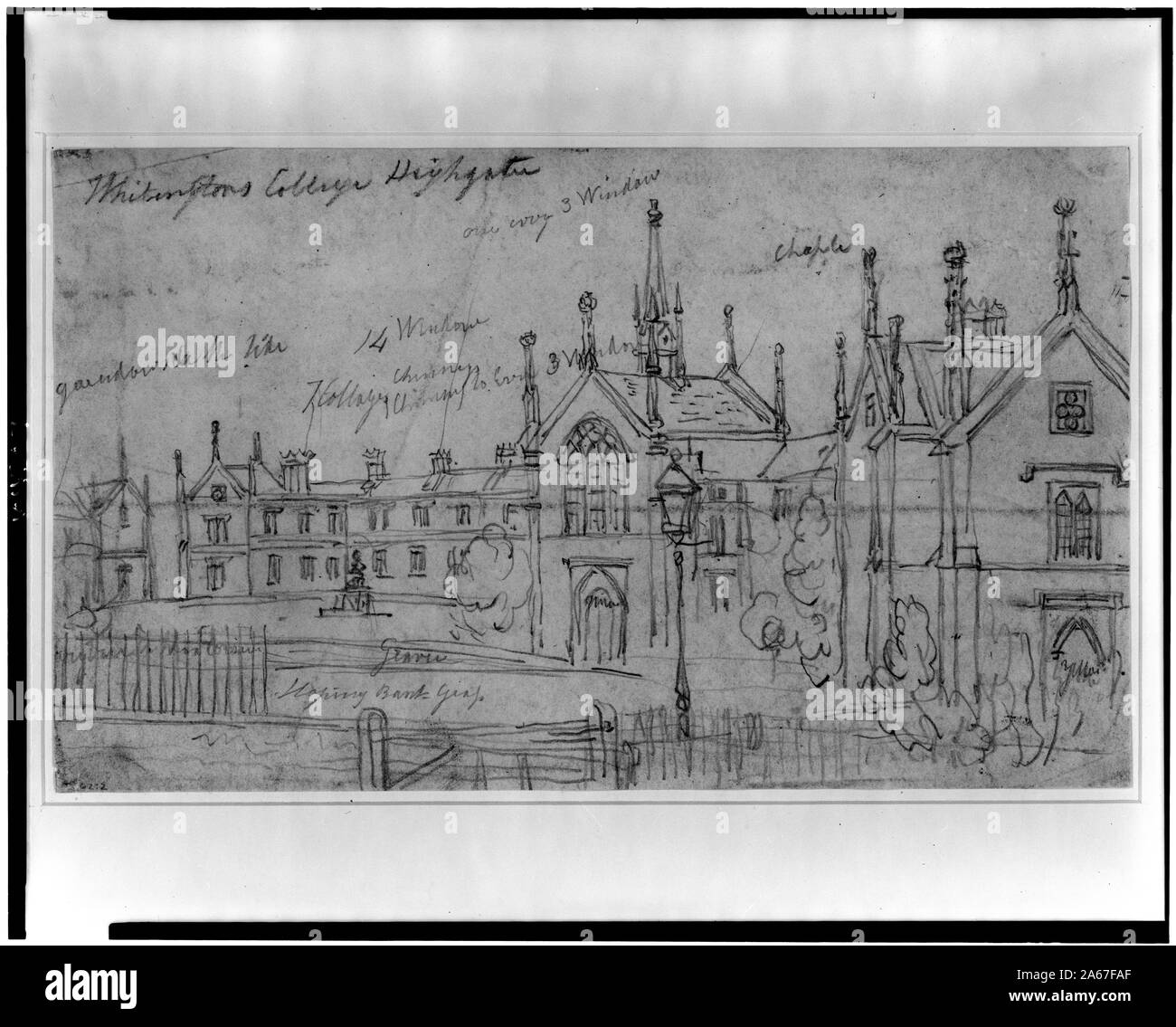 Whitingtons [i.e. Whittington] College, Highgate Stock Photo - Alamy
