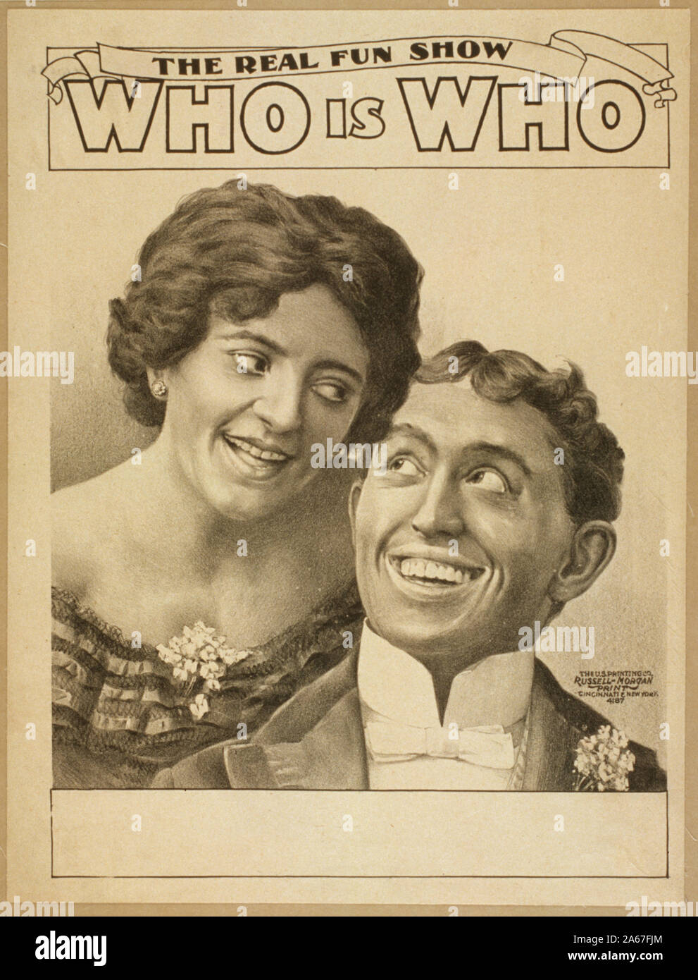 Who is who the real fun show. Abstract: 1 print : black and white ...