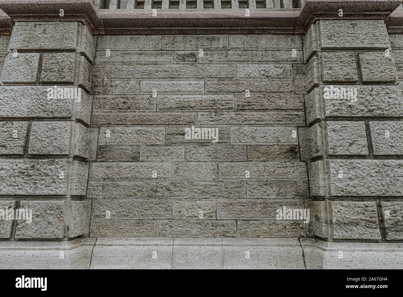 stone wall and frame background or texture Stock Photo - Alamy