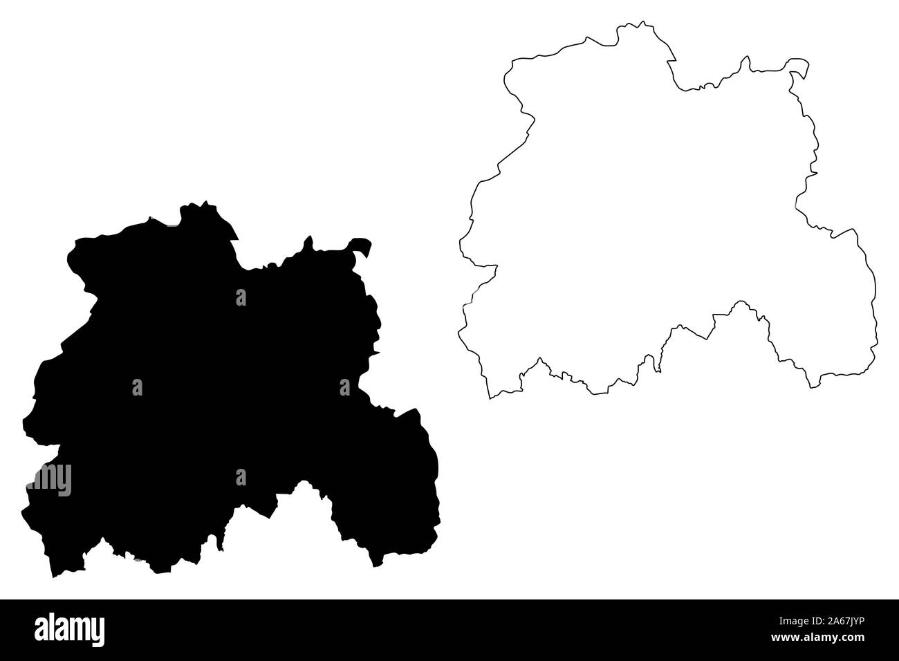 Laois map Cut Out Stock Images & Pictures - Alamy