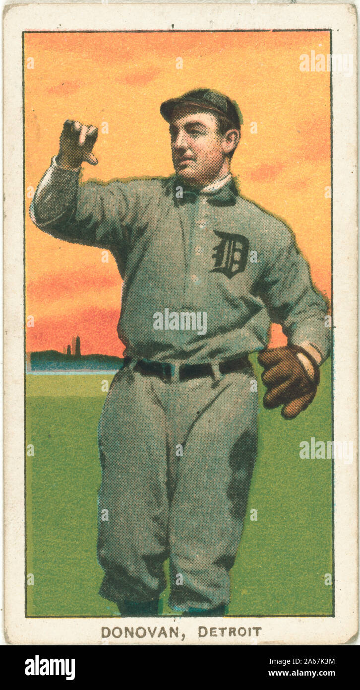 Wild Bill Donovan, Detroit Tigers, baseball card portrait Stock Photo ...