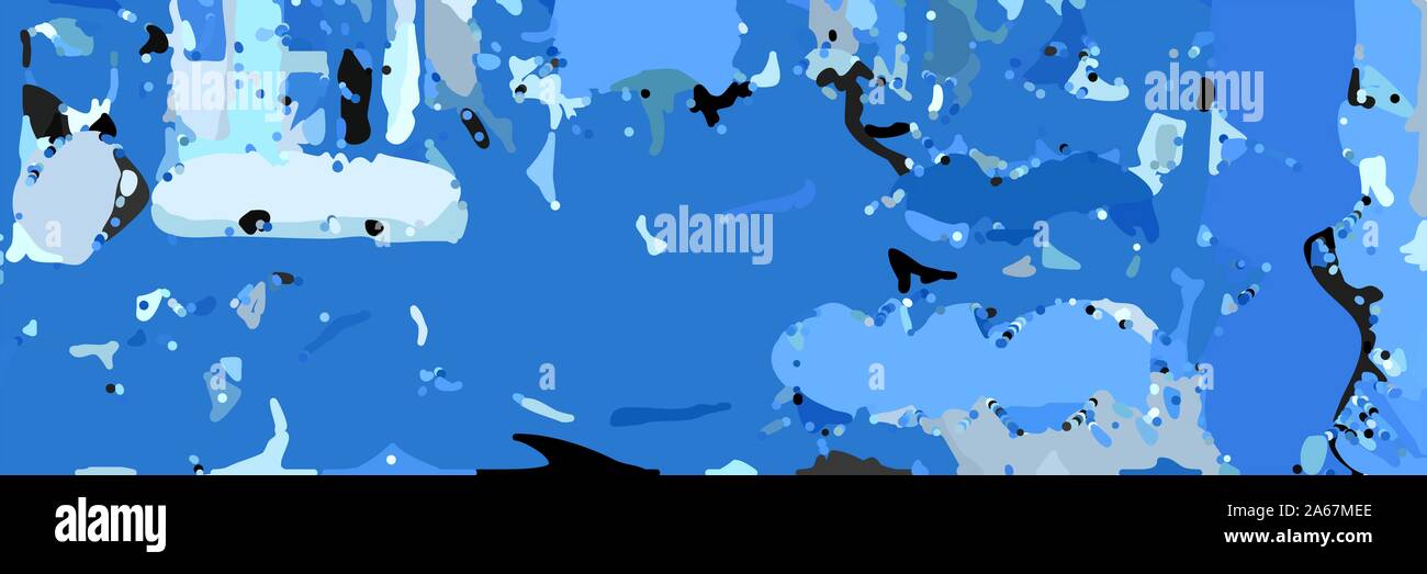 abstract modern art background with royal blue, powder blue and very ...