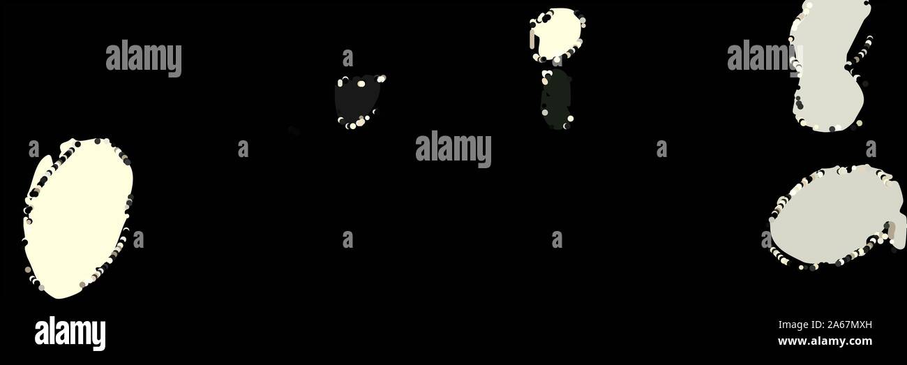 abstract modern art background with shapes and antique white, black and ...