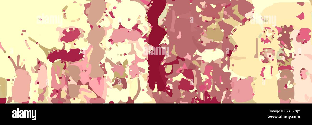 abstract modern art background with wheat, dark moderate pink and ...