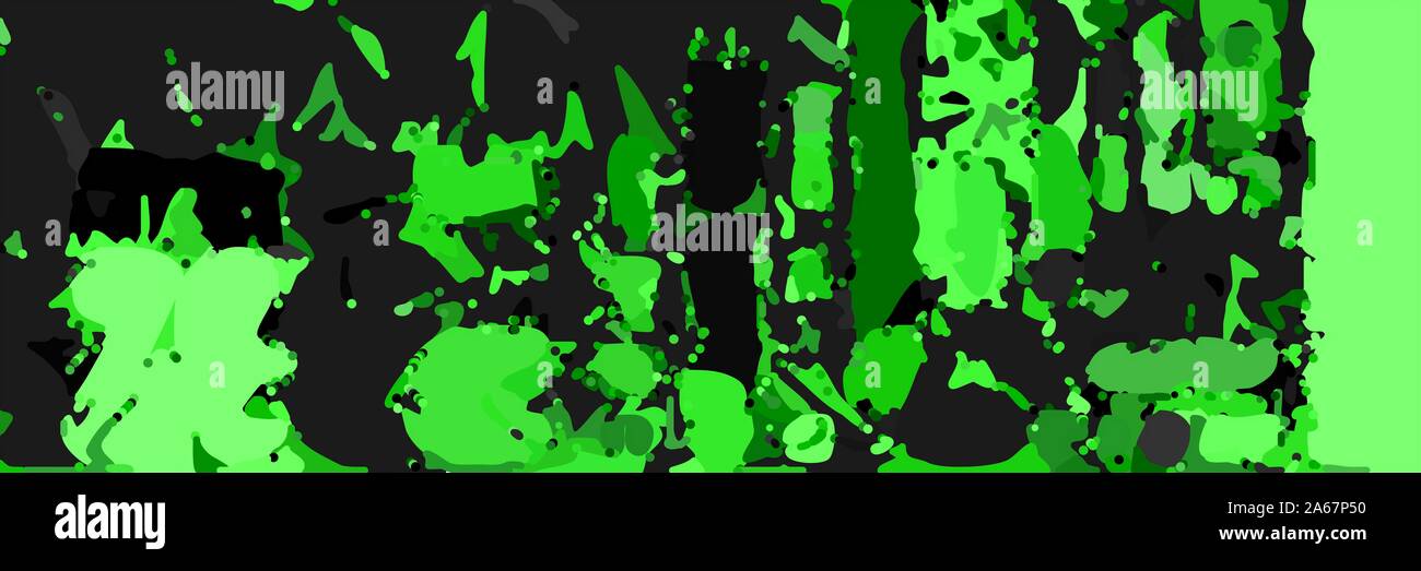 abstract modern art background with moderate green, very dark green and ...