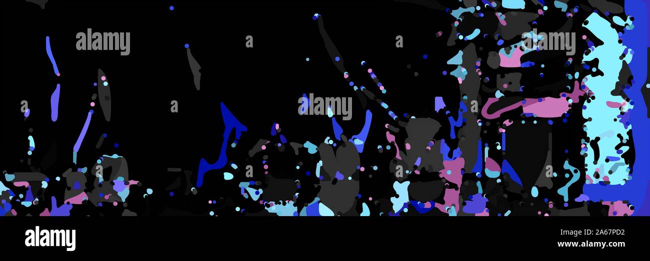abstract modern art background with black, baby blue and strong blue ...