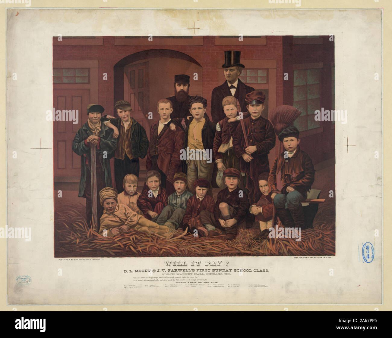 Will it pay D.L. Moody and J.V. Farwell's first Sunday school class ...