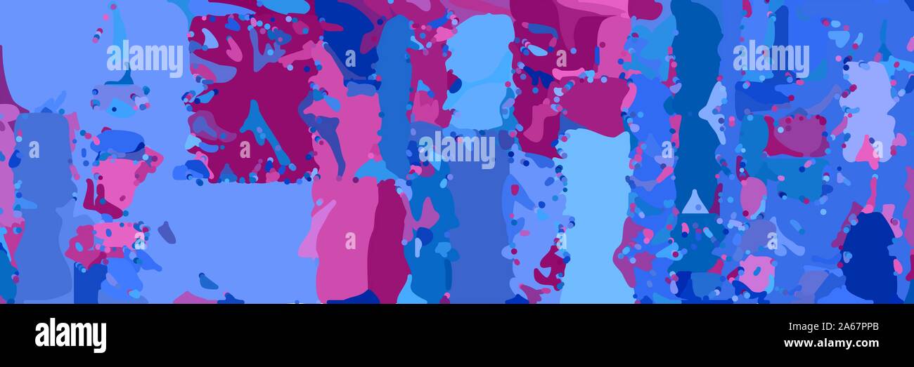 abstract modern art background with royal blue, medium orchid and ...