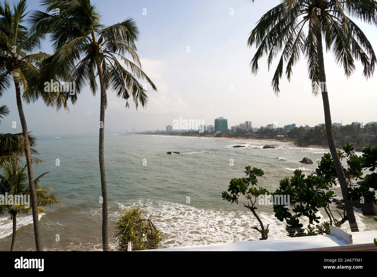 View of Colombo coast from Mount Lavinia in Sri Lanka Stock Photo - Alamy