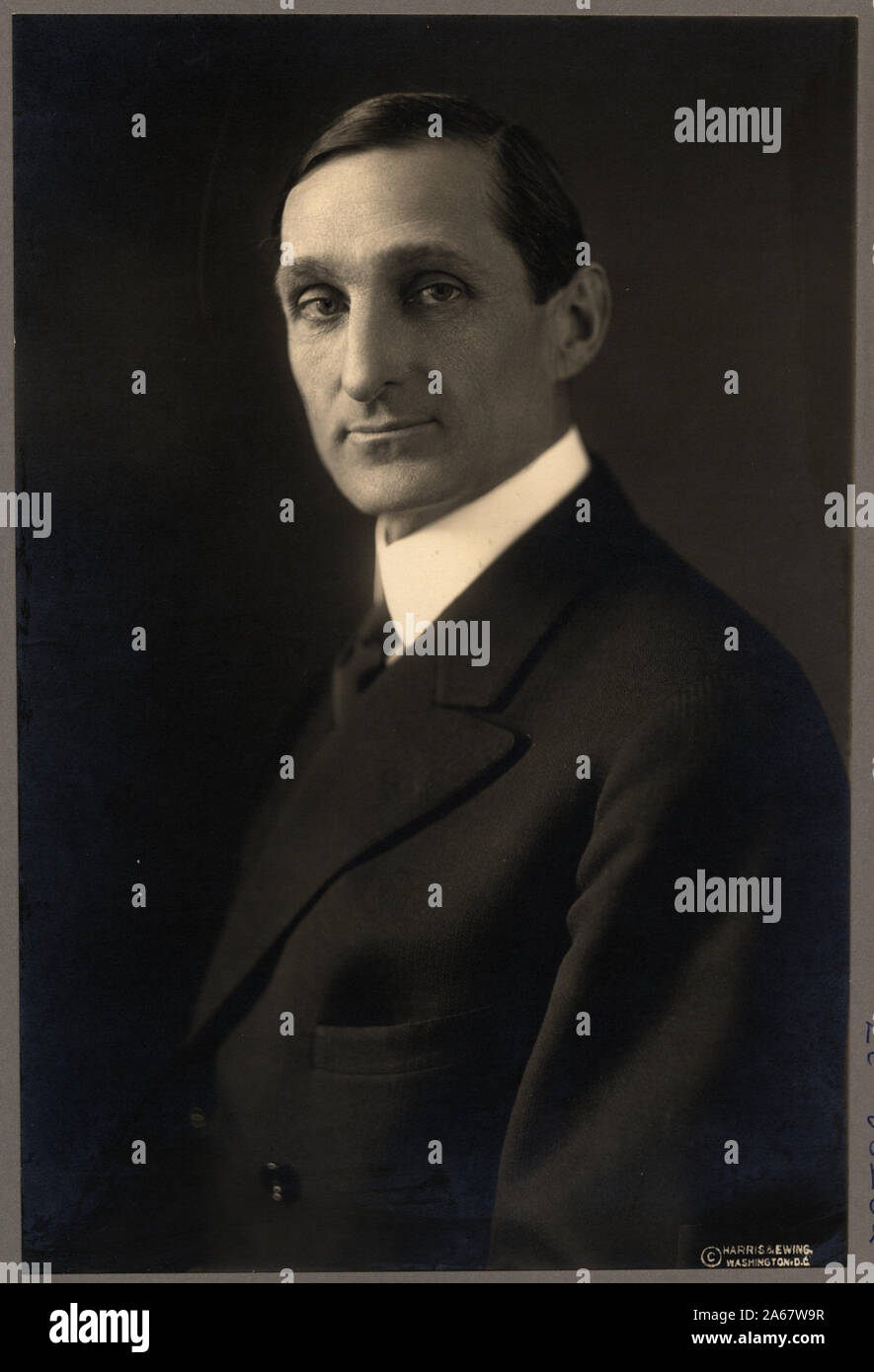 William G. McAdoo, half-length portrait, facing slightly left Stock ...