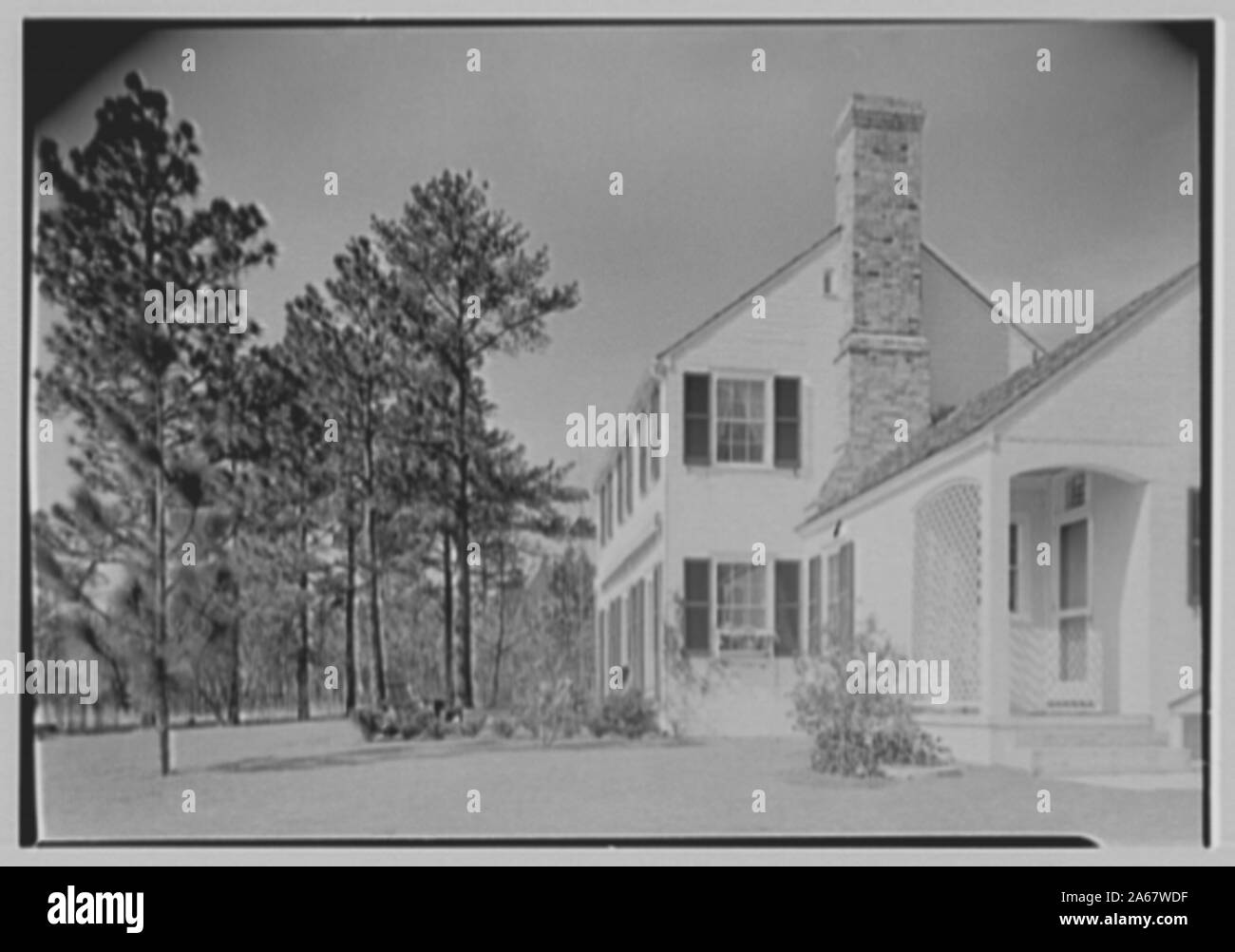 William H. Barnum, residence in Southern Pines, North Carolina Stock ...