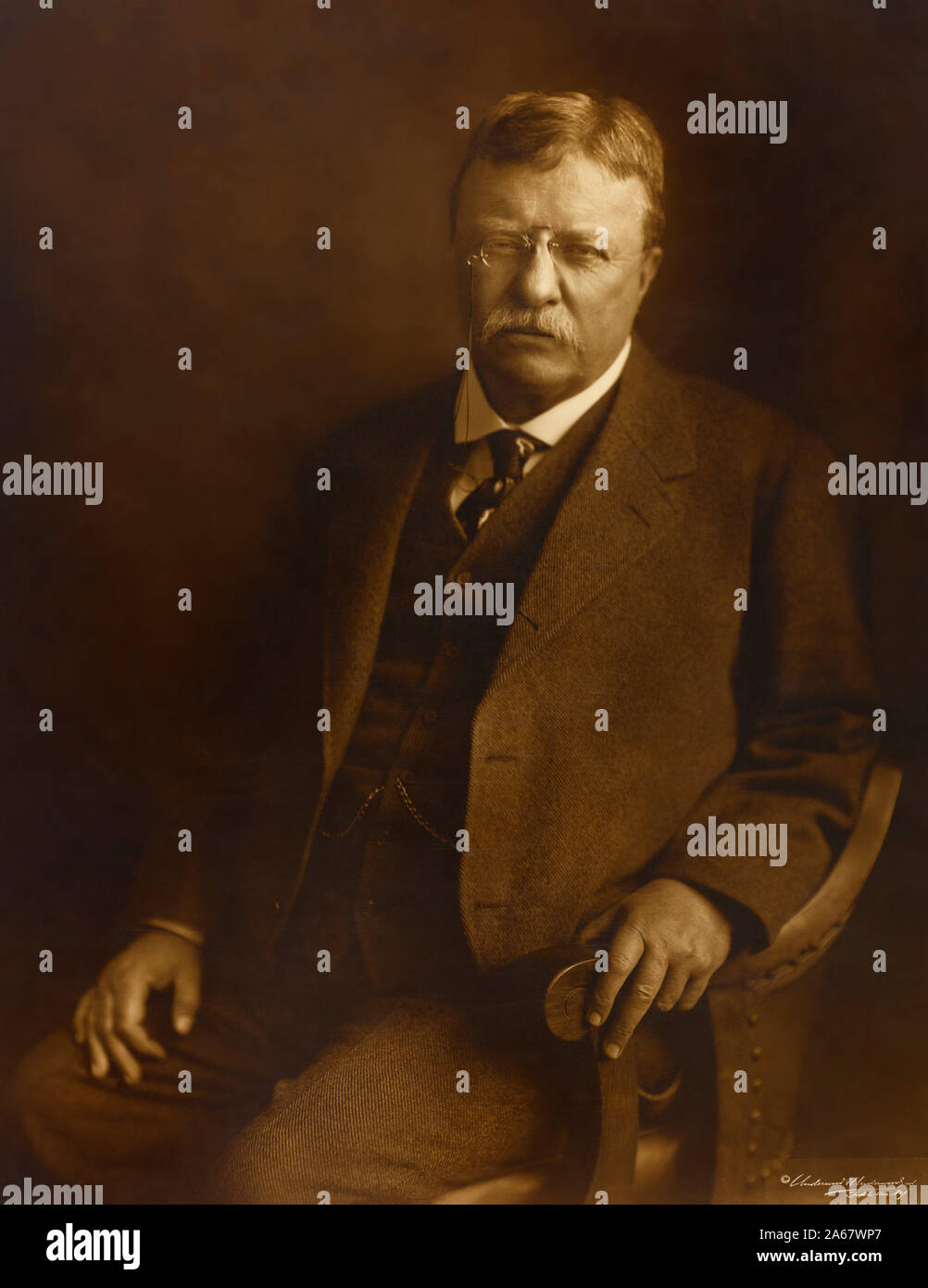 Theodore Roosevelt (1858-1919), 26th President of the United States ...