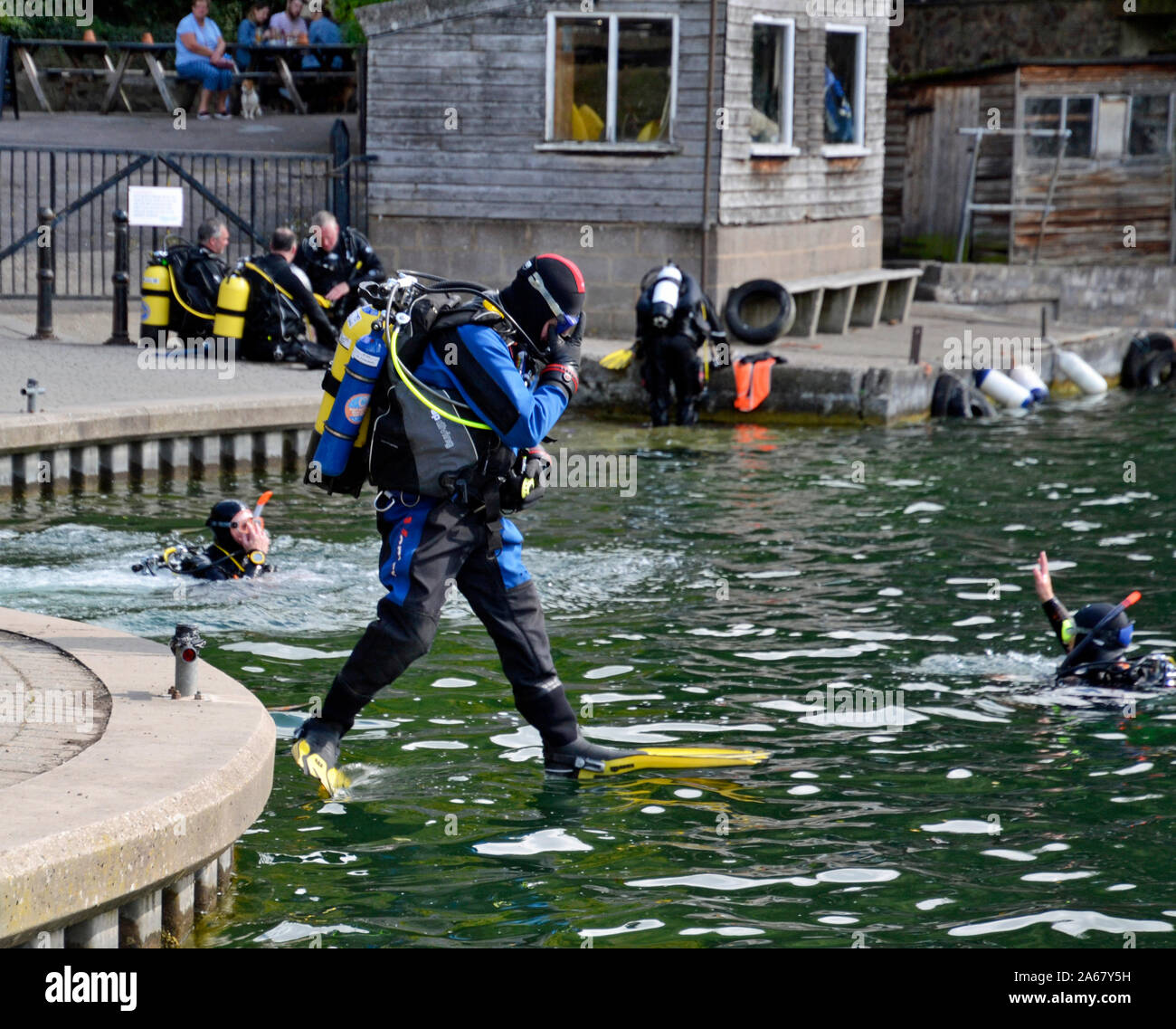 Stoney cove england diving hi-res stock photography and images - Alamy