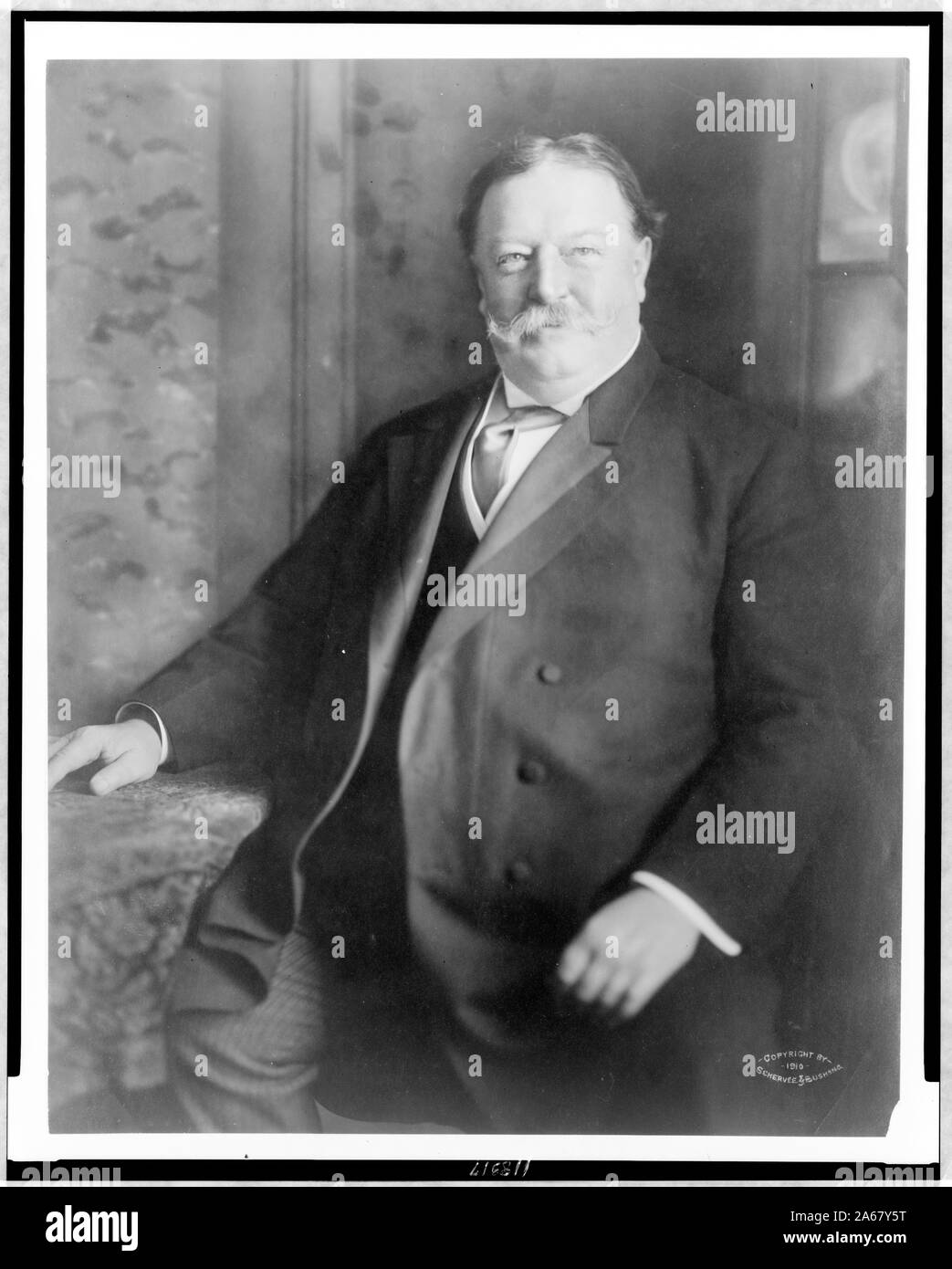 William Howard Taft, three-quarter length portrait, seated, facing ...
