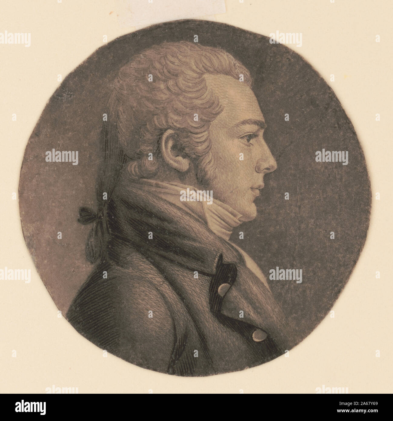 William Howison, head-and-shoulders portrait, right profile Stock Photo ...